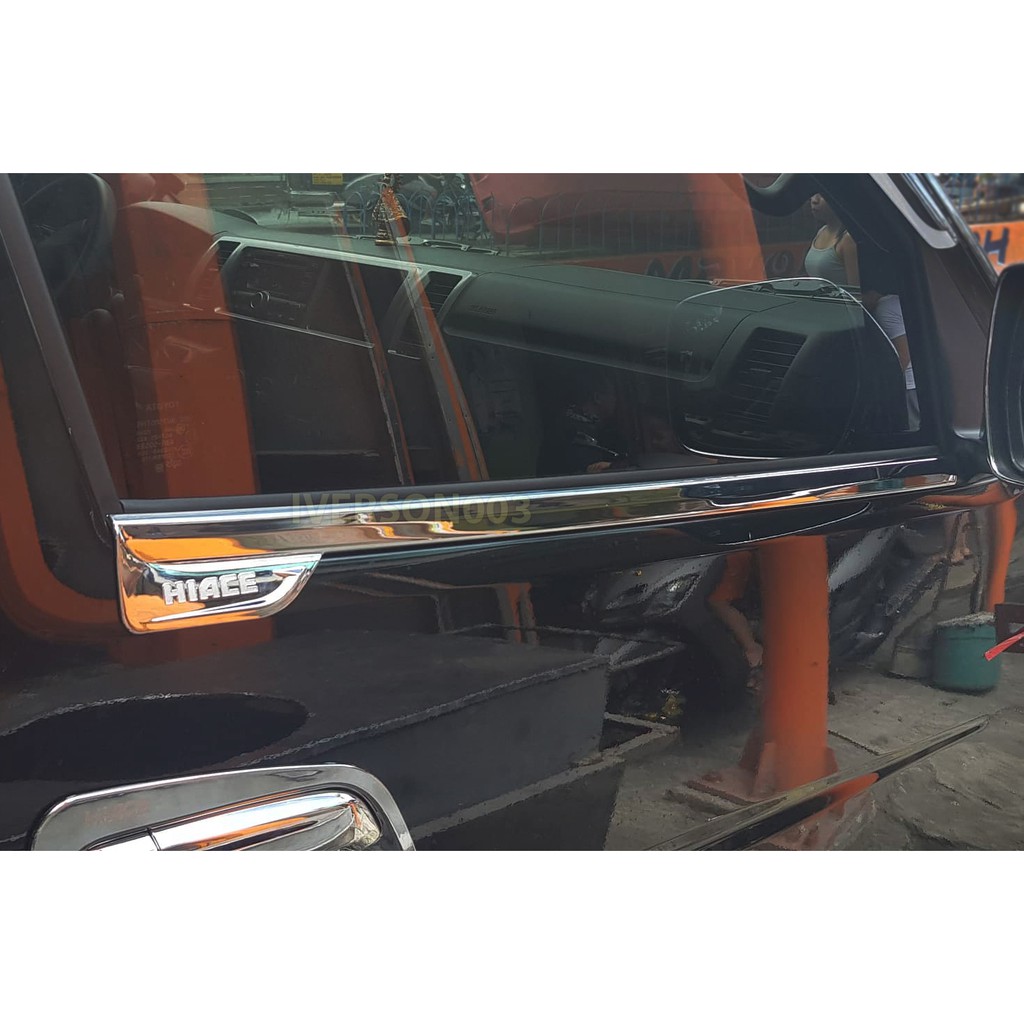 Window Chrome Trim for Toyota Hiace Grandia | Shopee Philippines
