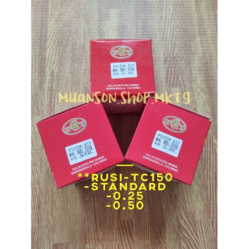 RUSI TC-150/LIFAN-150 -- STANDARD/0.25/0.50 PISTON KIT | Shopee Philippines