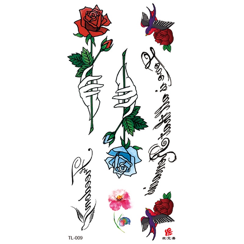 3D tattoo stickers waterproof tattoo stickers three-dimensional color ...