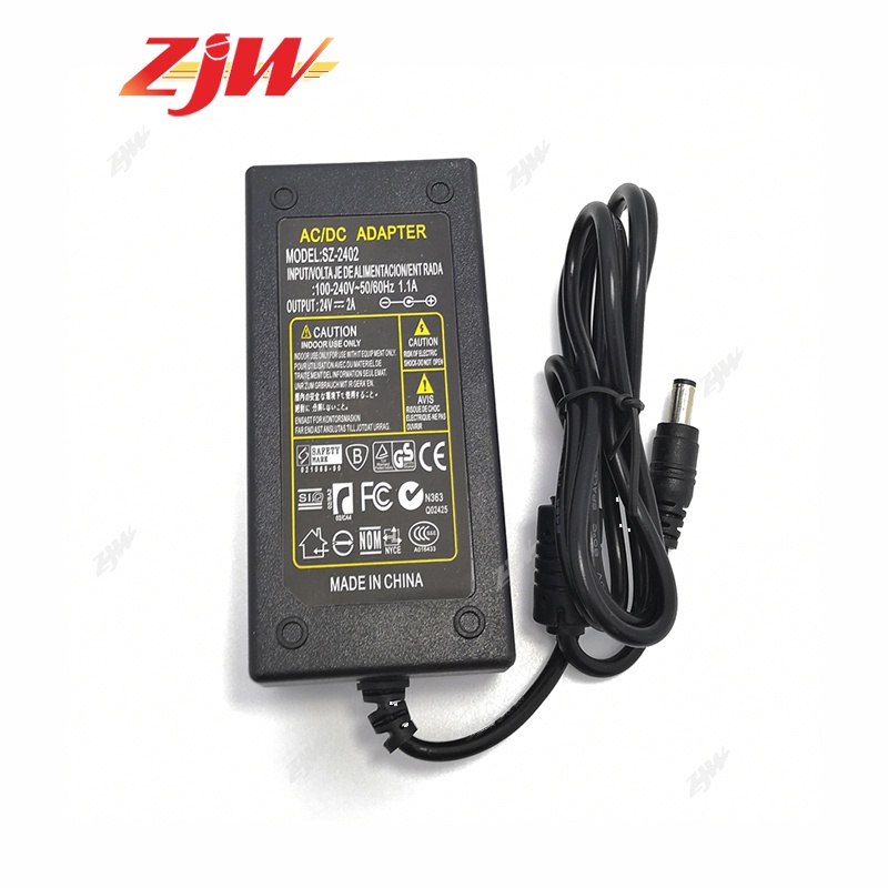 ZJW DC24V Adapt 2A / 3A / 5A Power Supply 24V LED Power Adaptor ...