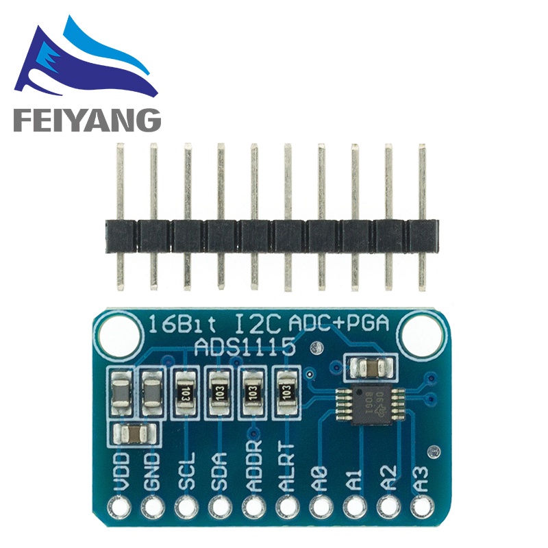 ADS1115 16-Bit ADC - 4 Channel with Programmable Gain Amplifier ...
