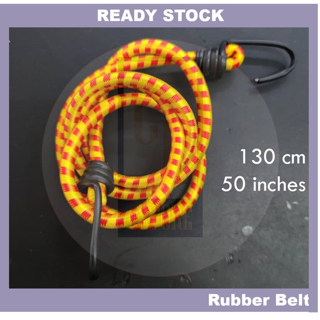 45 Inches Multipurpose Rubber Belt Bag Bicycle Luggage Rope Hook Tali ...