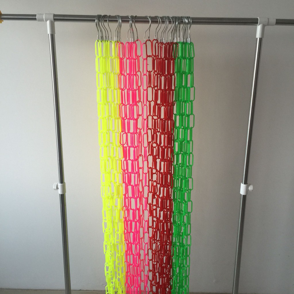 #130 cm Clothing store set Siamese chain connecting strip hook iron ...