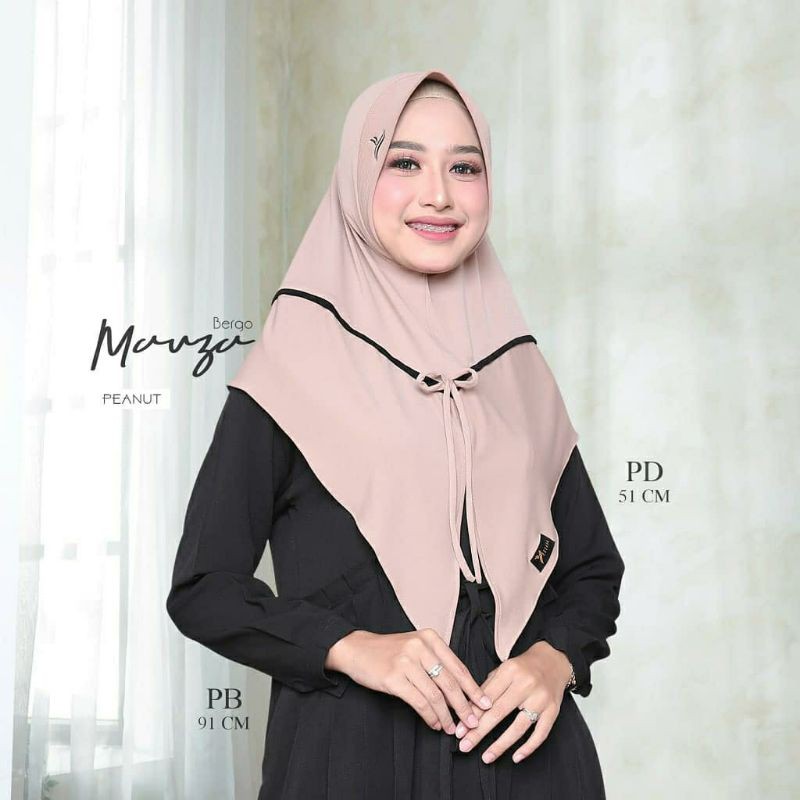 Bergo DAILY Elegant MAUZA BY YESSANA HIJAB | Shopee Philippines