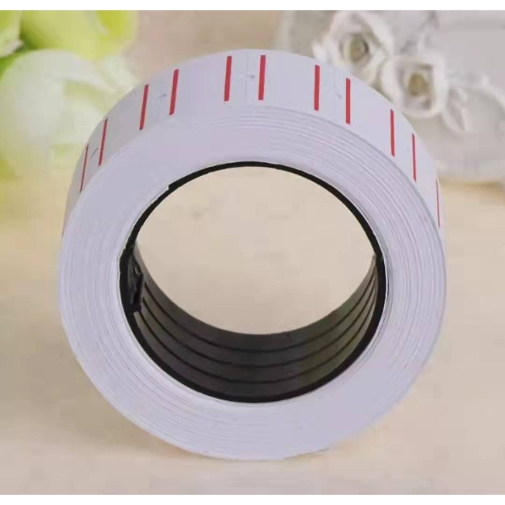 4000pcs Price Tagger Sticker Price Tag Label Sticker Red line 800pcs ...