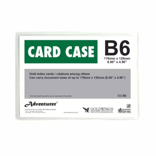 Adventurer Card Case B6 | Shopee Philippines
