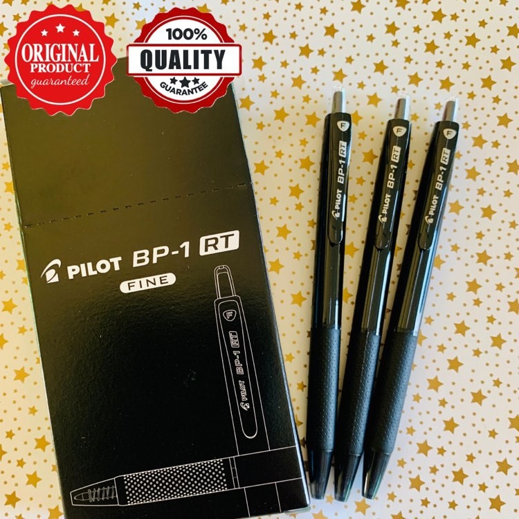 Pilot Retractable Pen BP-1 RT Black (3pcs) | Shopee Philippines