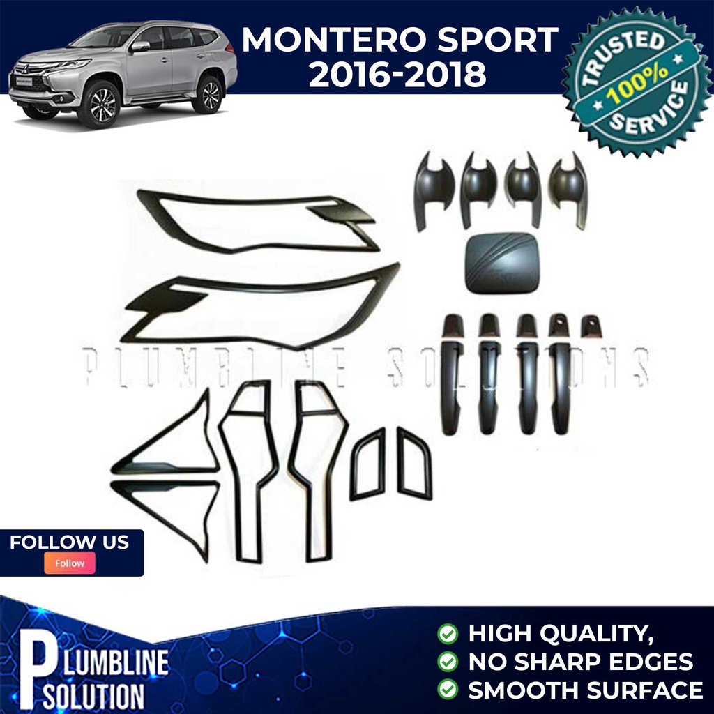 Mitsubishi Montero 2016 - 2018 Model Black Garnish Cover / Montero ...