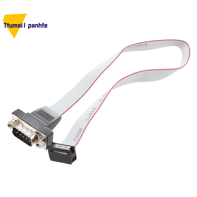 DB9 RS232 To 10 Pin Ribbon Cable Connector Adapter | Shopee Philippines