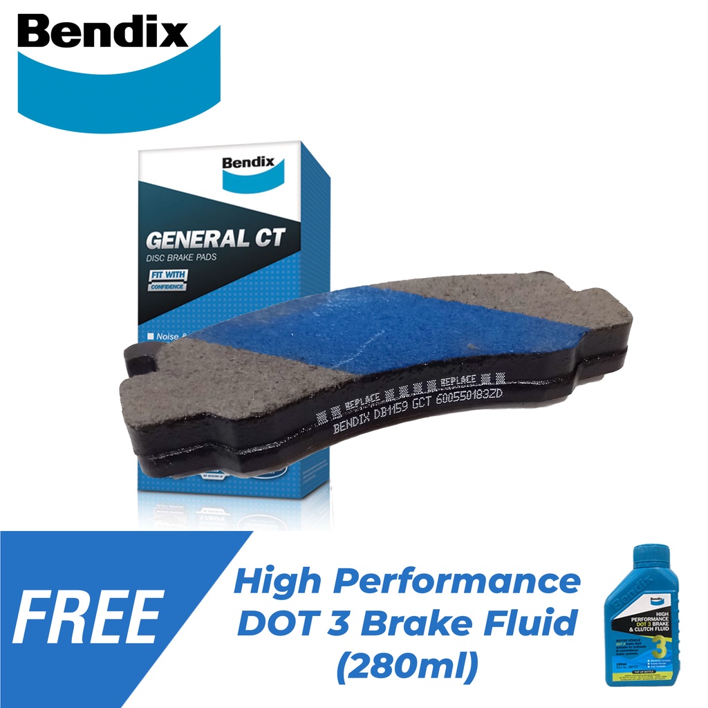 Bendix Brake Pads GCT DB1159 Rear Set for Mazda Familia 323 1988-1997 | Shopee Philippines
