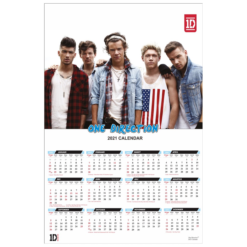 2026 One Direction Poster Calendar | Shopee Philippines