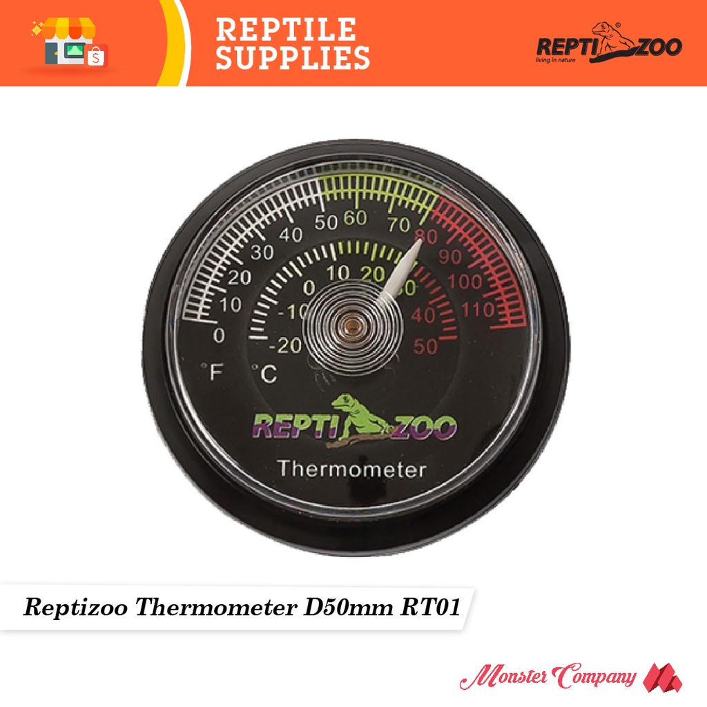 Reptizoo Disc Thermometer Metal Chip - Temperature Meter | Shopee ...