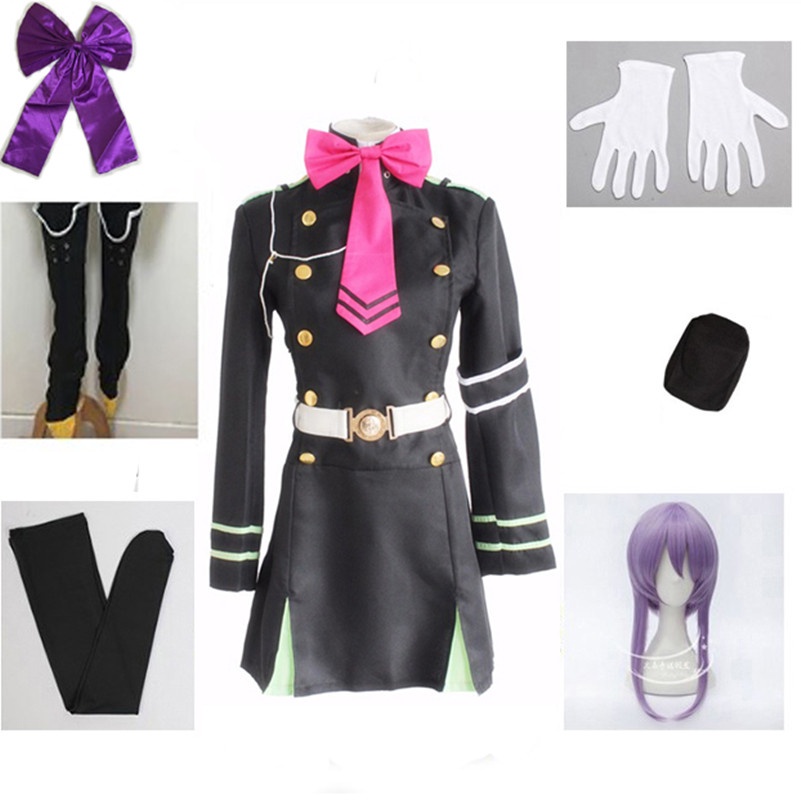 Japanese Anime Seraph Of The End Owari no Seraph Hiiragi Shinoa Cosplay ...