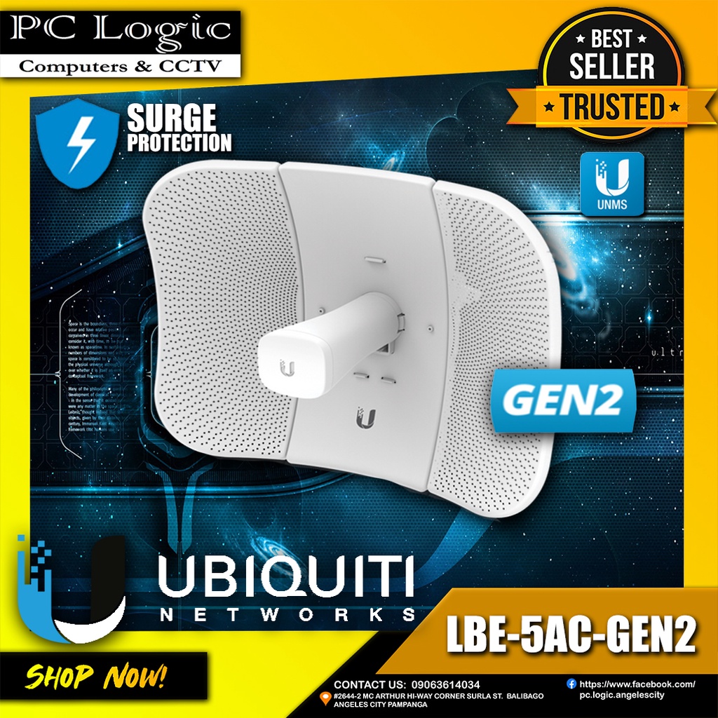 UBIQUITI LBE-5AC-GEN2 5GHZ Airmax LiteBeam AC GEN2 | Shopee Philippines