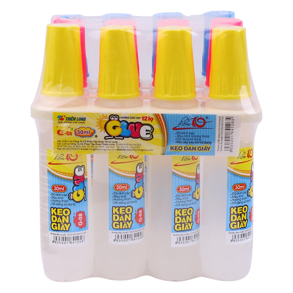 Thien Long Paper Glue G-08 Tray (12 Bottles) | Shopee Philippines