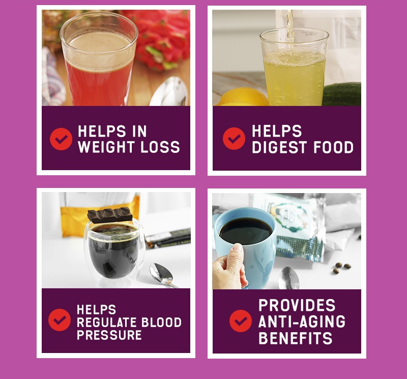 Gusto Powdered Vegetable Drink Mix 5 - Serving Pack 100% Natural Mango ...