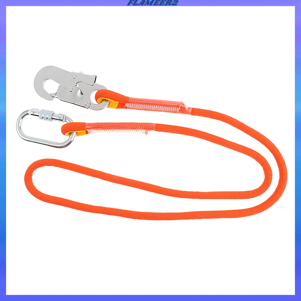 [FLAMEER2] Climbing Arborist Lanyard with Snap Hook Fall Protection ...