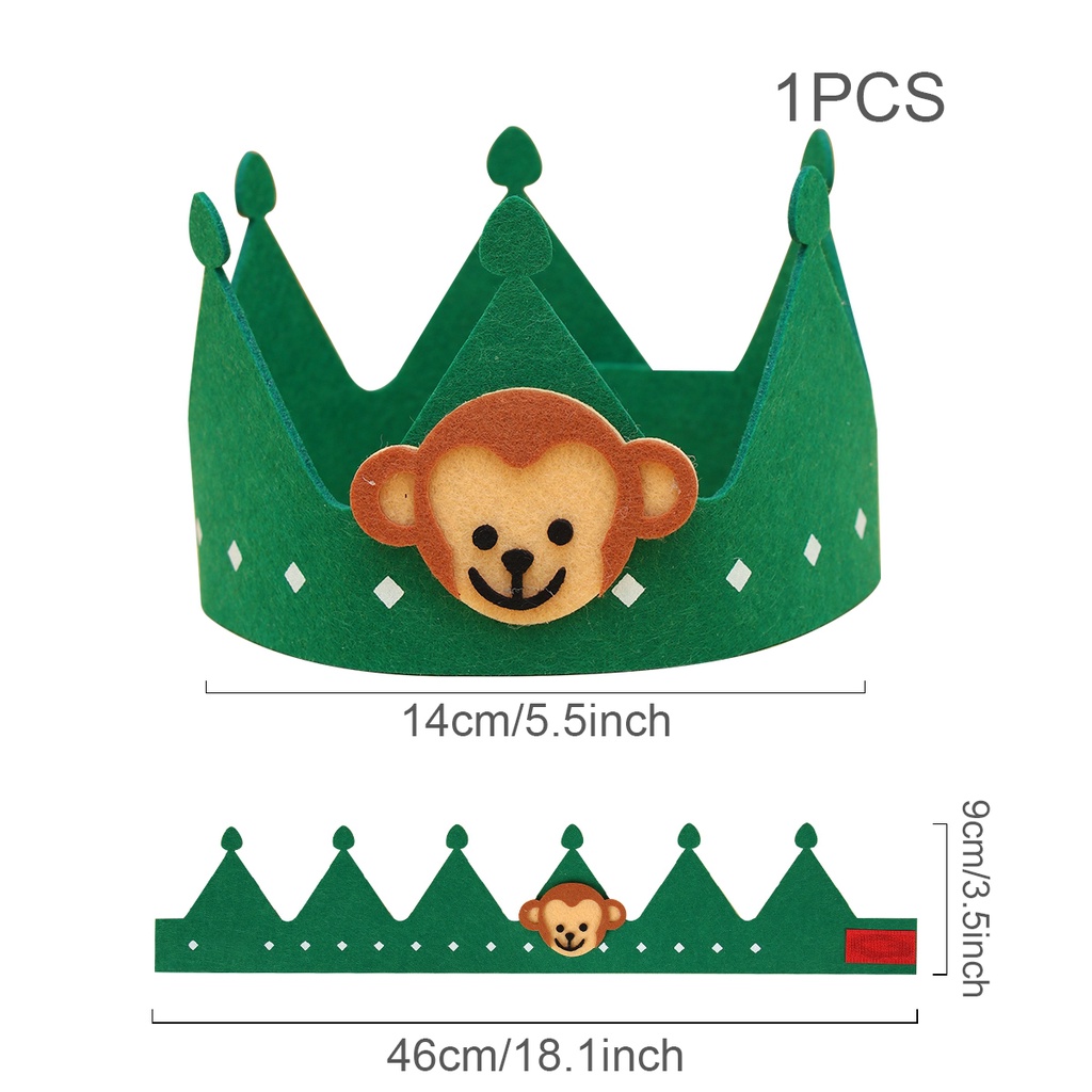 Jungle Safari Hat Zoo Animal Party Headbands Decorations Wild One ...