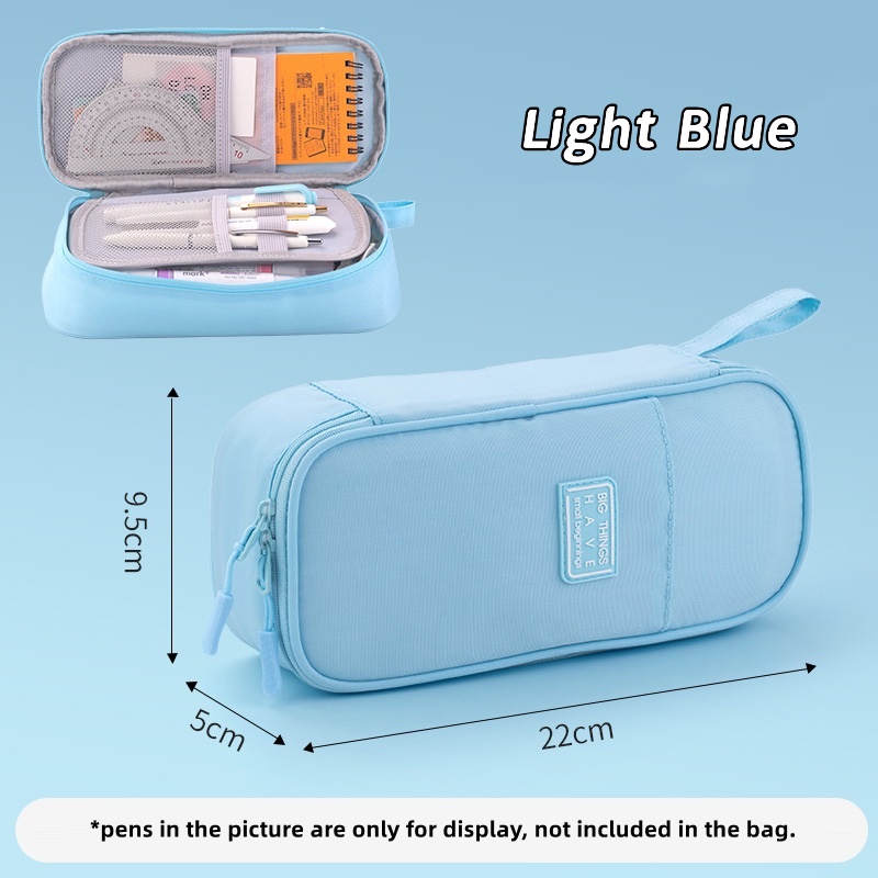 Penlab Angoo Big Things Color Pencil Case Pen Bag Multi Layer Easy ...
