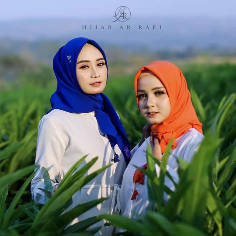 Rectangular Hijab Ar 415 B ORI Hijab Ar Rafi | Shopee Philippines