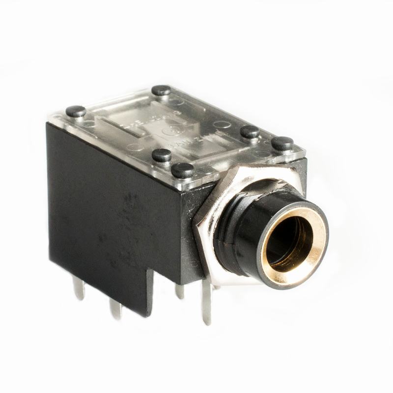 1pcs,1/4" 6.35mm Audio STEREO Female Panel Mount Microphone JACKS ...