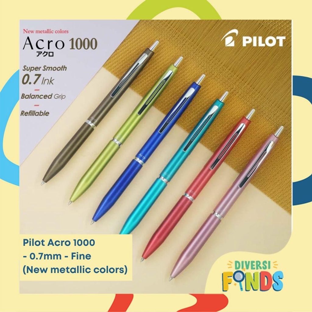 Pilot Acro 1000 Ballpoint pen - Very Smooth Writing - for Fine and EF ...