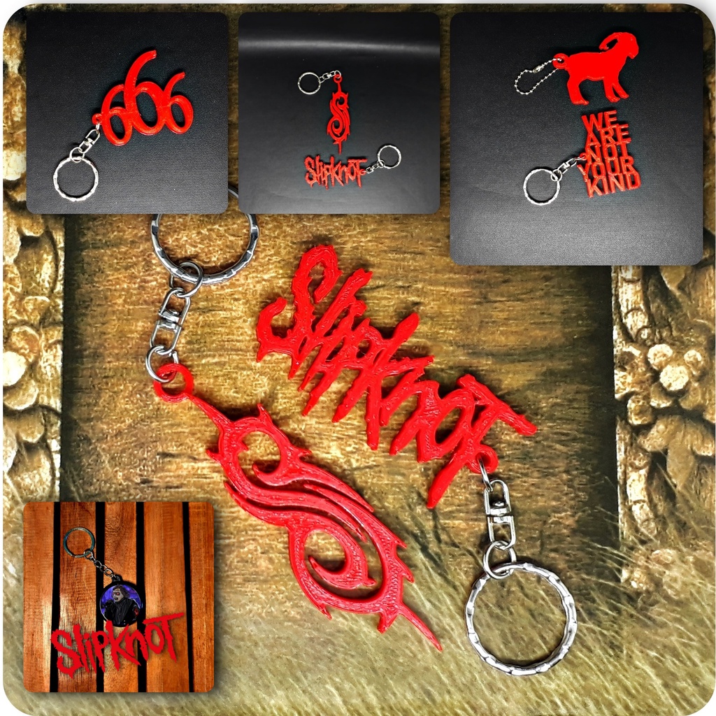 GANTUNGAN SlipKnoT Keychain | SlipKnoT Keychain | Shopee Philippines