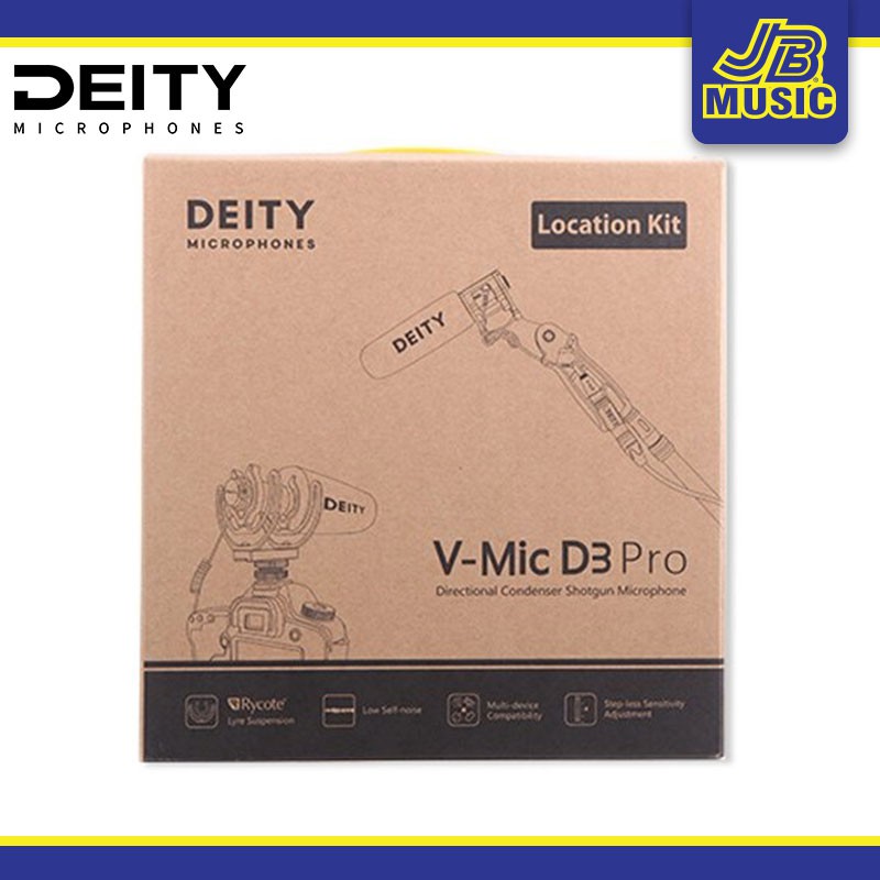 Deity - V-Mic D3 Pro Location Kit (Directional Shotgun Microphone ...