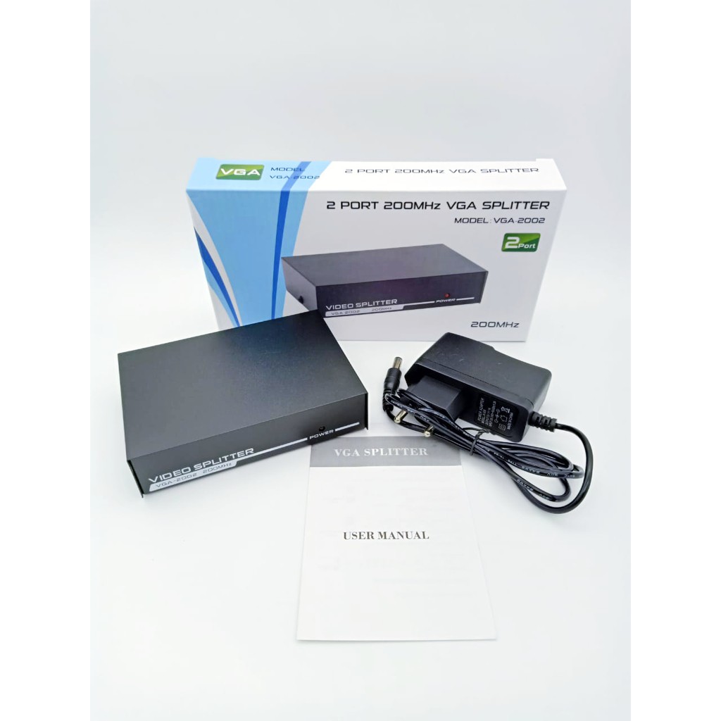Vga Splitter 1-2 (2 Ports) | Shopee Philippines