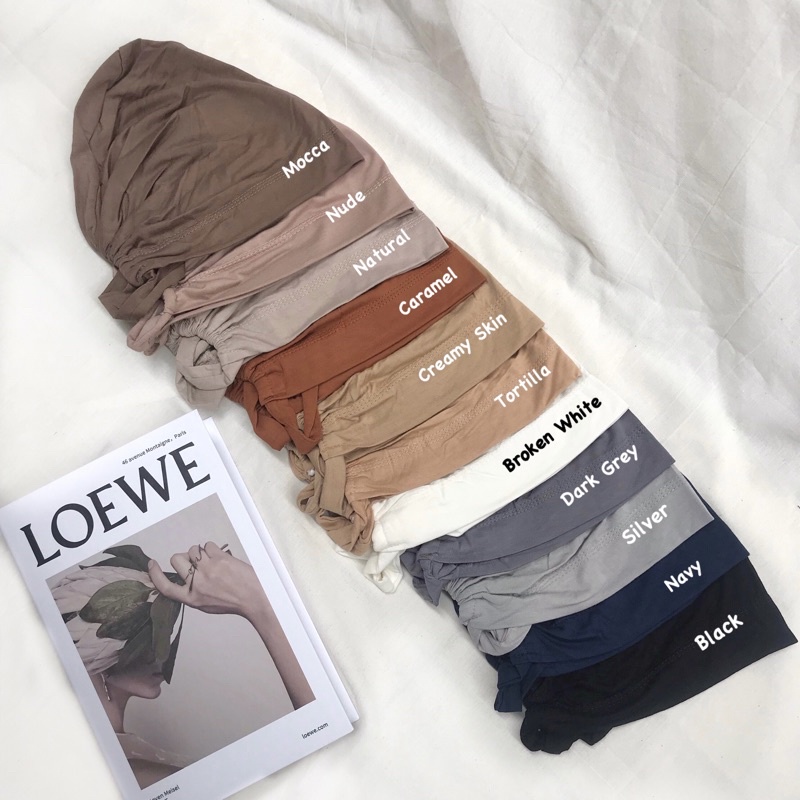 BASIC Inner Hijab | Turkish Hijab Cover by DEZHAF | Shopee Philippines