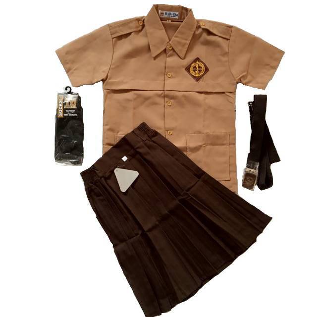 Short GIRLS PRIMARY SCHOOL SCOUT UNIFORM SET | Shopee Philippines