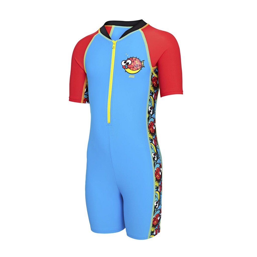 Zoggs Boys Funfetti All In One Piece (Blue/Red) (8-10years) | Shopee ...