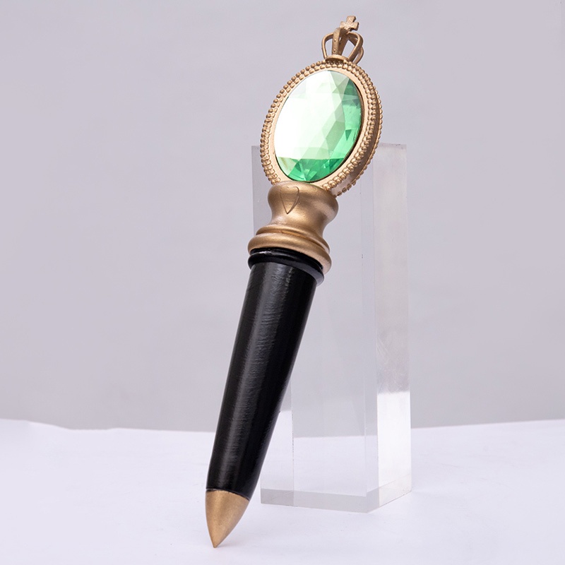 Game Twisted-Wonderland Magic Wand Pens Stick Cosplay Accessories Jade ...