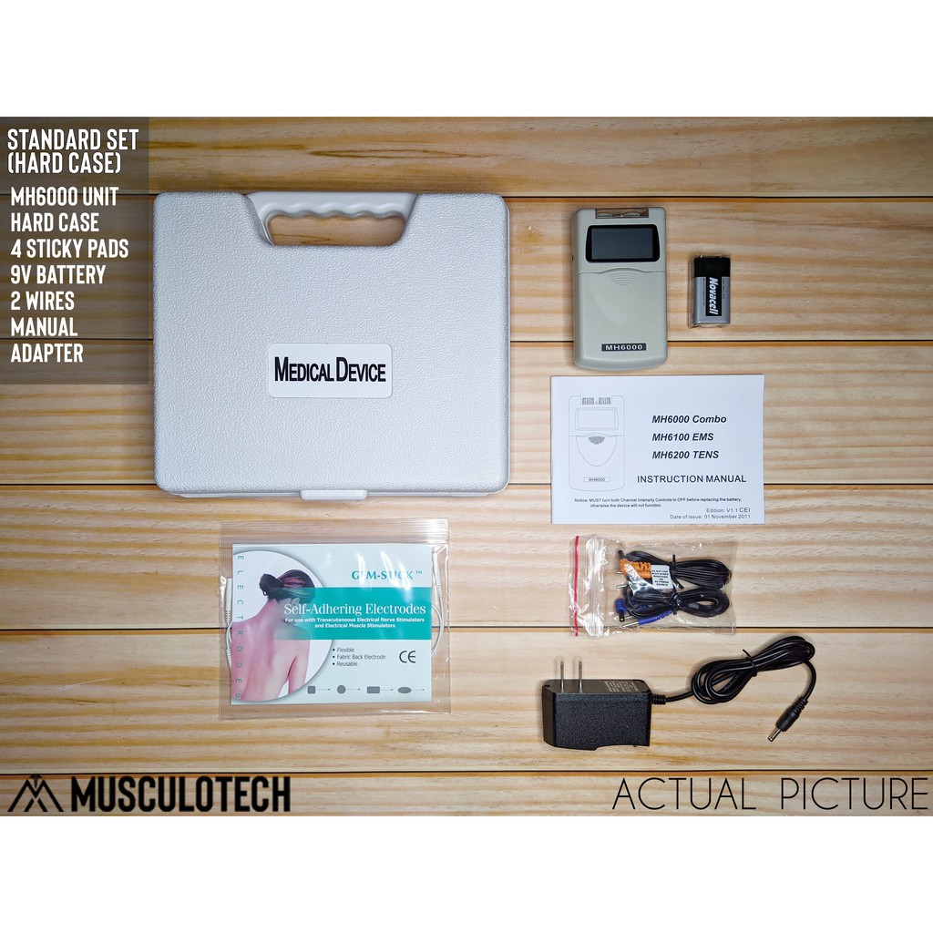 MH6000 TENS EMS FES Device for Physical Therapy Pain Relief with ...