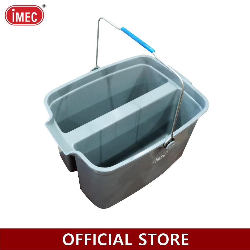 IMEC DP18 Double Water Bucket/Pail Grey 18L | Shopee Philippines