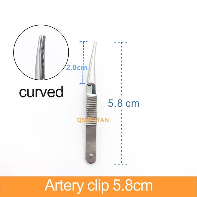 Arterial hemostas Arterial vascular clamping clipper Temporary blocking ...