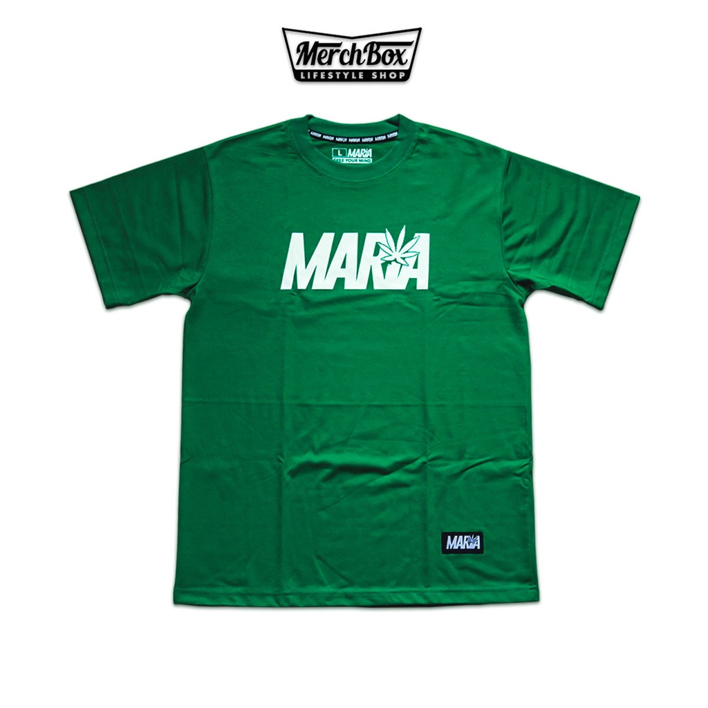 MARIA LOGO TEE (GREEN/TSHIRT) | Shopee Philippines
