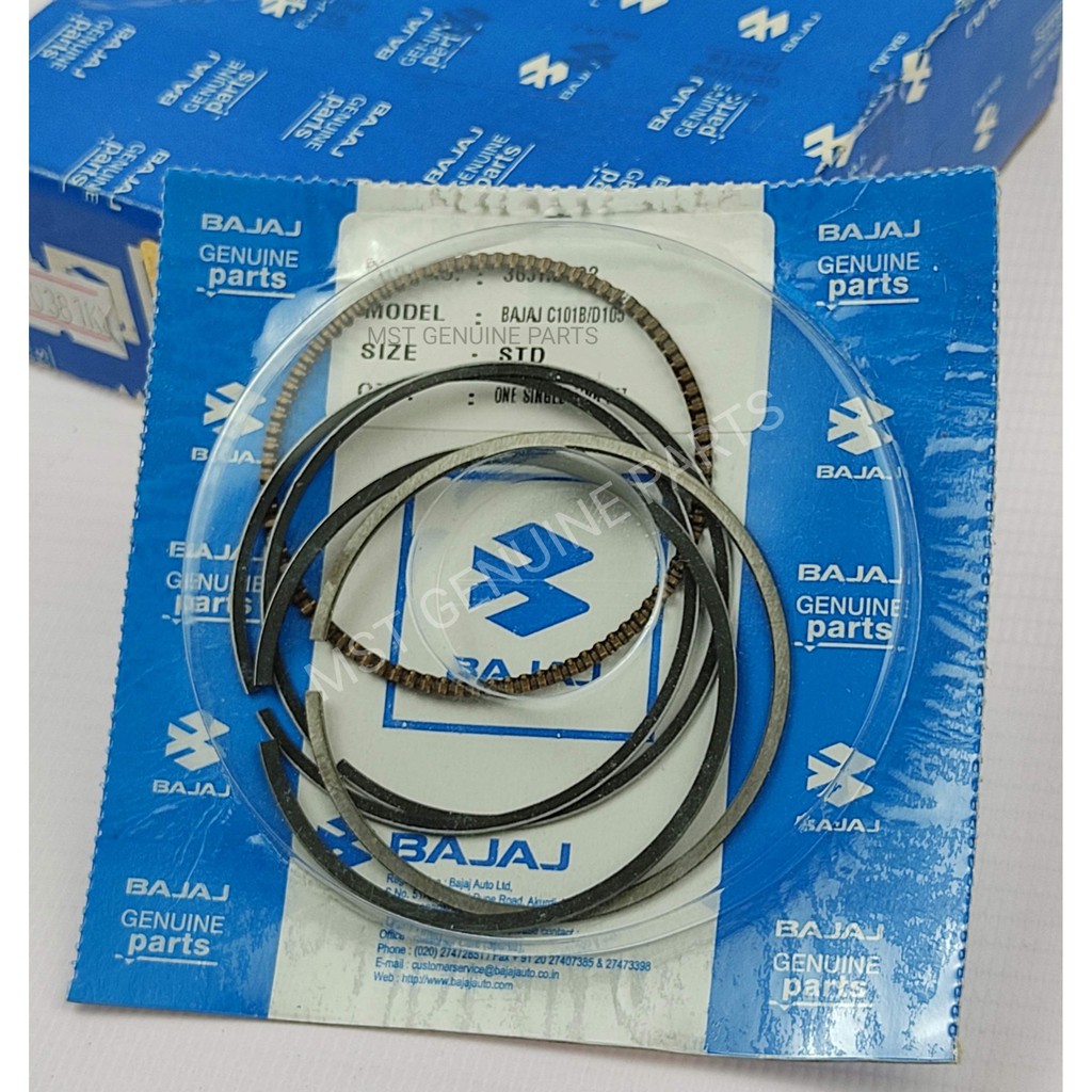Piston Ring Set Standard CT125 Bajaj Genuine Parts 36JH0032 (130 ...