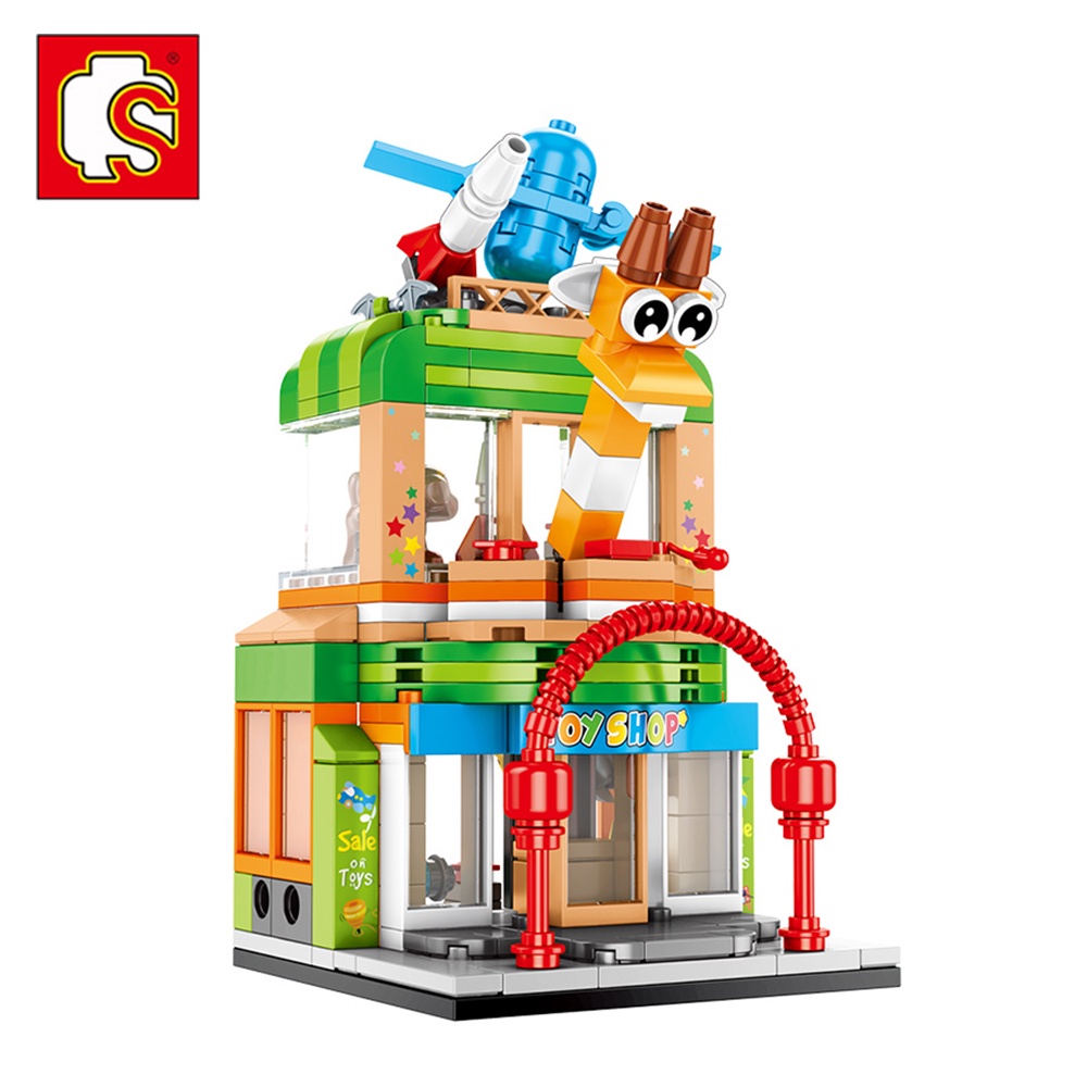 Sembo Block Creative Collection Toy Store Building Street Series ...