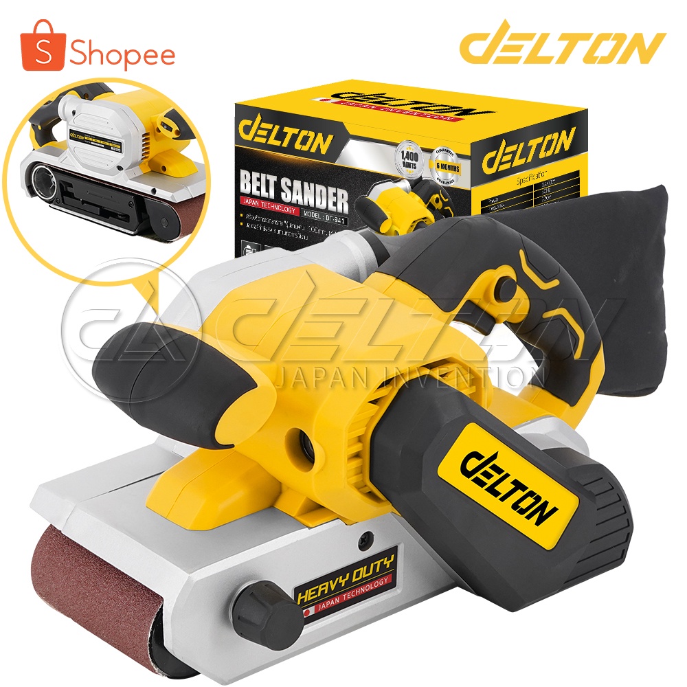 DELTON Belt Sander (Tank Model) 100mm 4 Inch 1 400w Model DT-941 Free ...