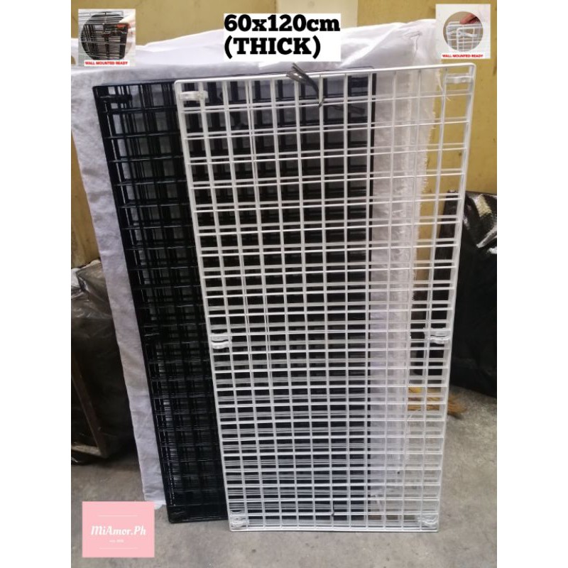 [60x120cm] THICK HEAVY-DUTY GRID WALL PANEL | MESH WIRE SCREEN WIRE ...