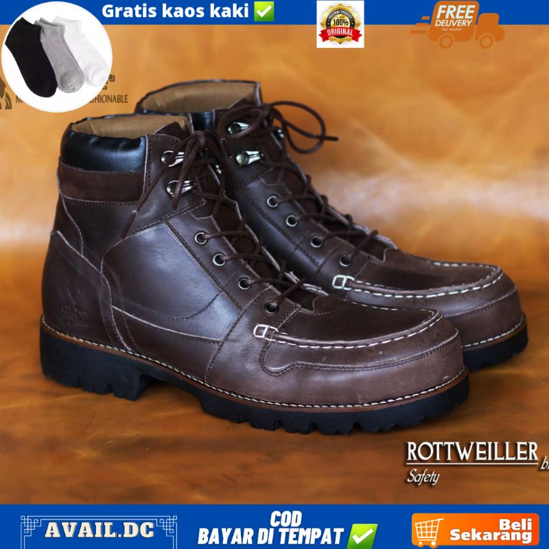 Original WOLF Iron SAFETY SHOES PULLUP Leather BOOTS. Wolf MOTOR ...