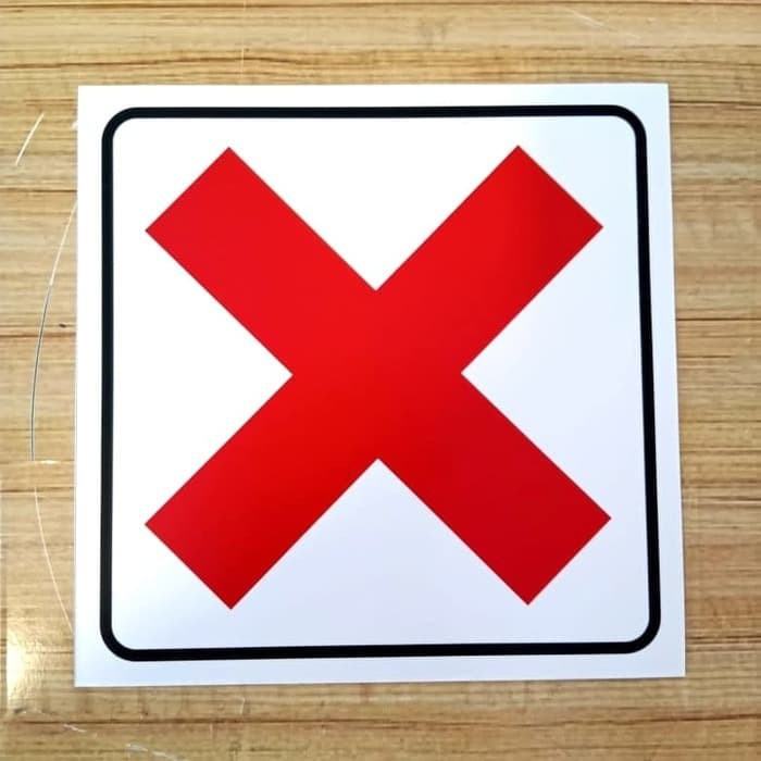 MERAH RED CROSS RAMBU K3 STICKER SIZE 10X10CM | Shopee Philippines