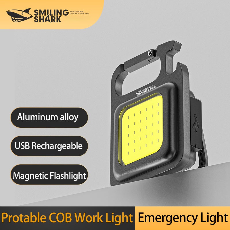 Smiling Shark Tip 0003 Portable Cob Powerful Work Light Mini ...