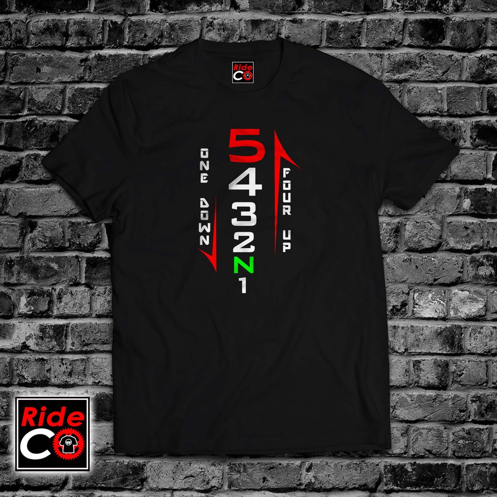 RIDECO T-shirt One Down, Four Up | Shopee Philippines