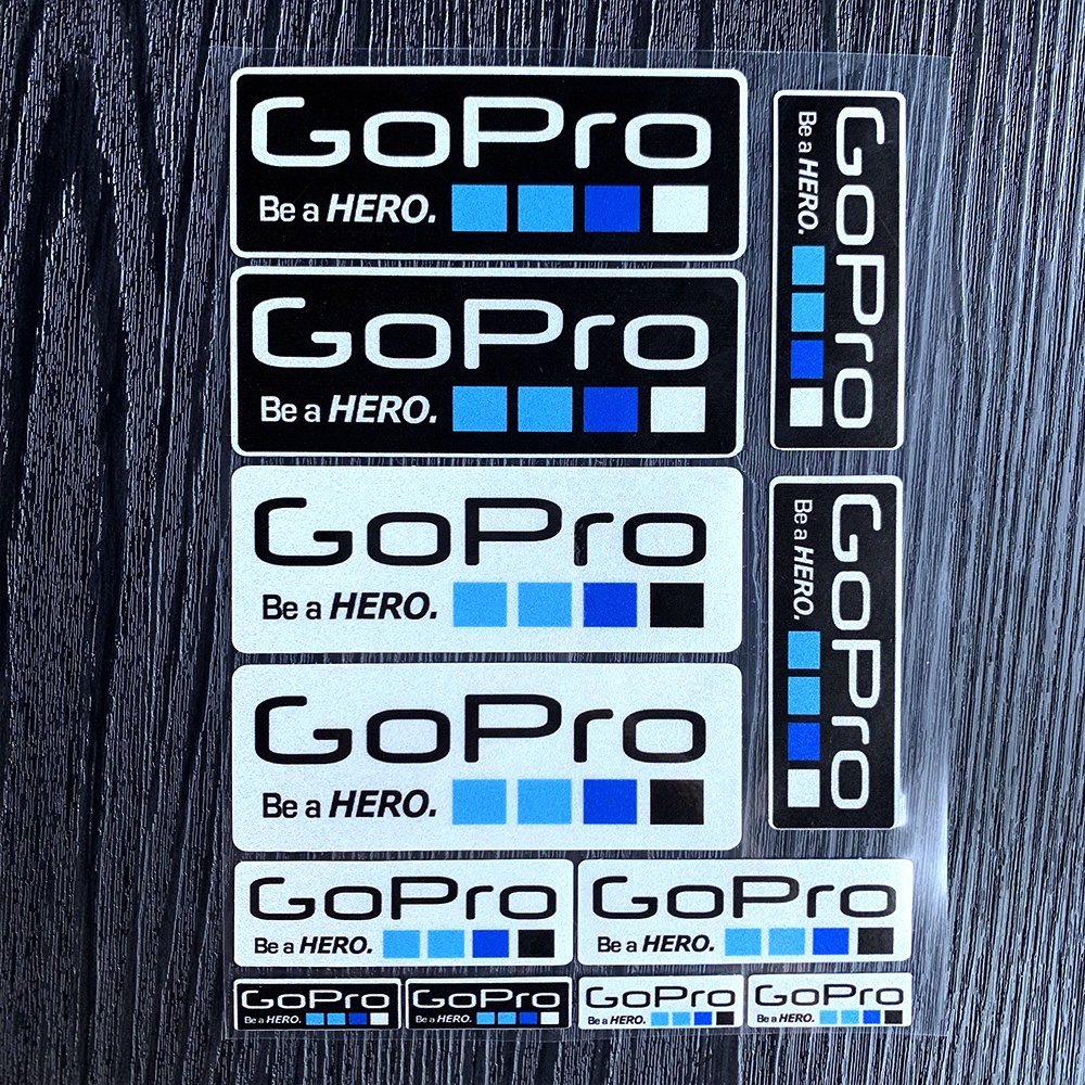 Gopro Logo Reflective Sticker Extreme Sports Motorcycle Trunk Body ...