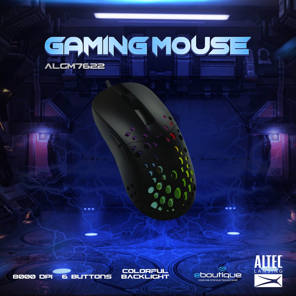 Altec Lansing Wired Gaming Mouse For Computer Laptop (Algm7622 ...