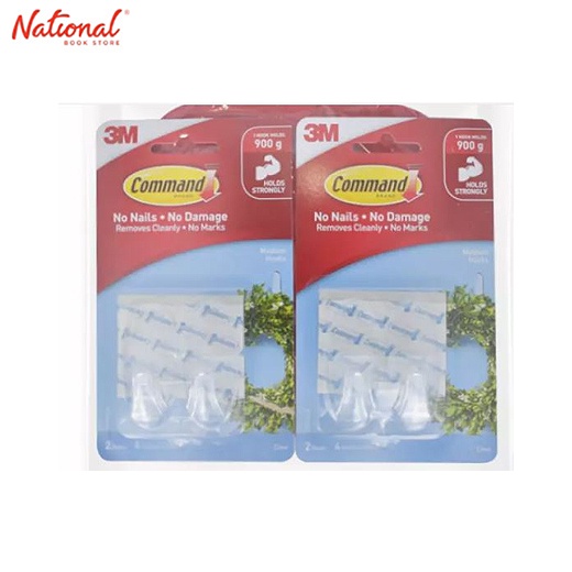 Command Wall Hook Clear Medium Hooks 4'S With Free Potholder 7114473 ...