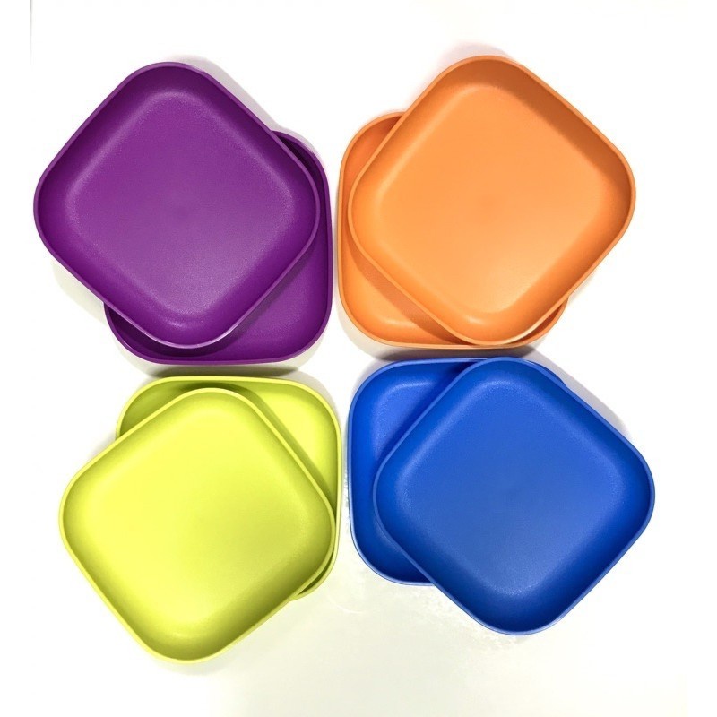 Tupperware Snack Plates Mini size (dessert plates) kids plate pinggan ...