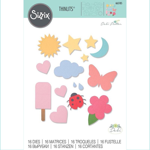 Sizzix Thinlits Die Set - Basic Shapes | Shopee Philippines